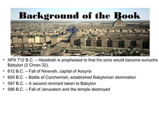 Daniel - Introduction | PPT | Free Download