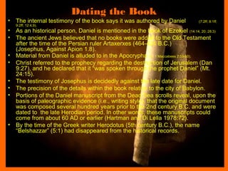 Daniel - Introduction | PPT