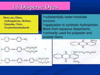 1. introduction to preparation and structure of some common dyestuffs | PPT