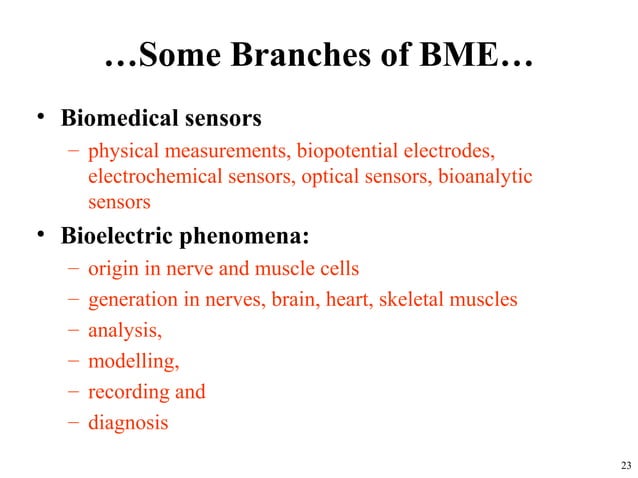 Biomedical engineering (BME) | PPT
