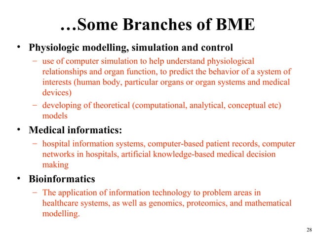 Biomedical engineering (BME) | PPT