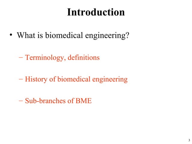 Biomedical engineering (BME) | PPT