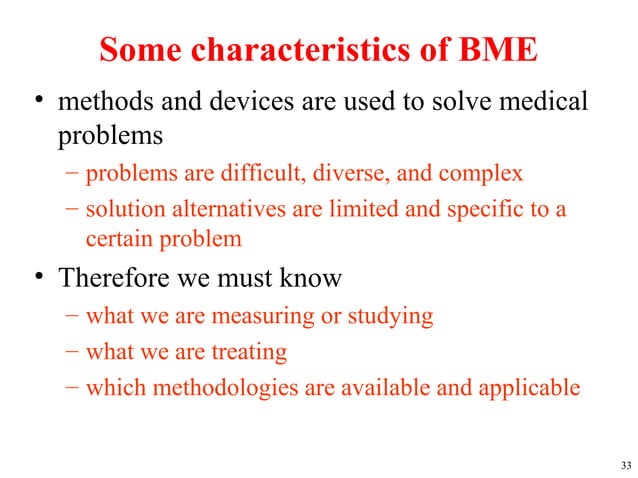 Biomedical engineering (BME) | PPT