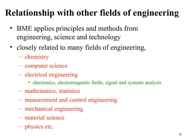 Biomedical engineering (BME) | PPT