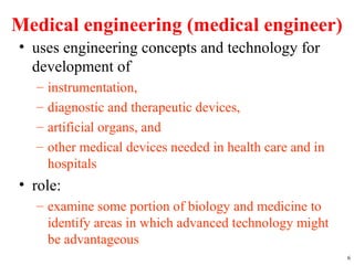 Biomedical engineering (BME) | PPT