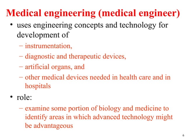 Biomedical engineering (BME) | PPT