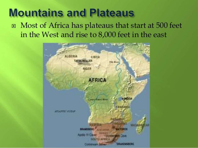 West Africa Landforms
