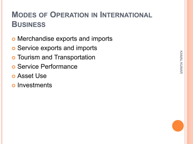 INTERNATIONAL BUSINESS MANAGEMENT | PPTX
