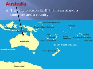 Oceania Physical Features