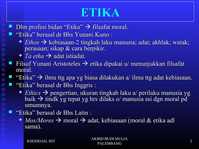 1. konsep dasar etika | PPT