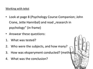 What is psychology | PPTX