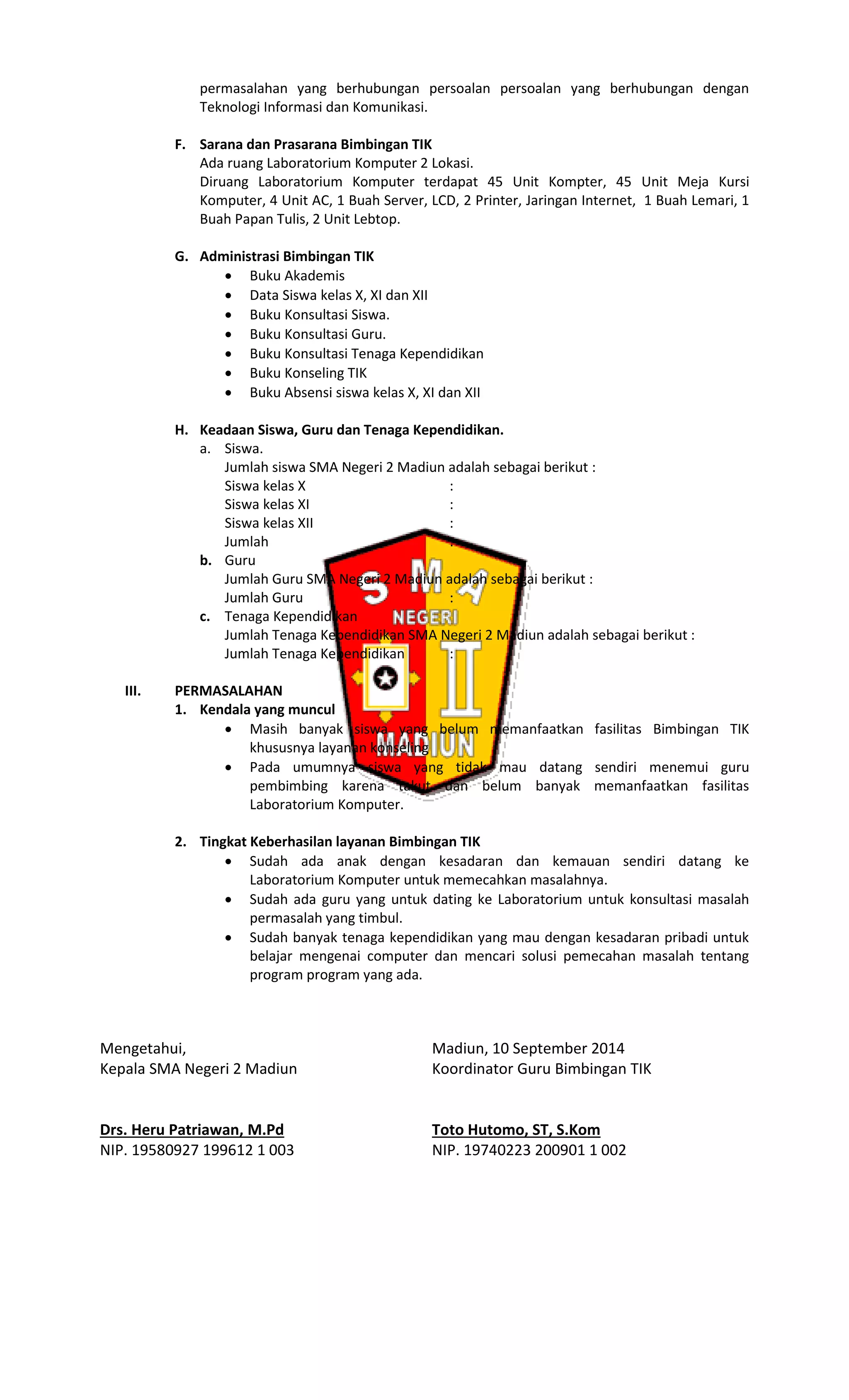 Program umum bimbingan tik_toto smada madiun | PDF