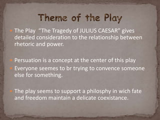 BOOK REVIEW : :The Tragedy Of Julius Caesar" | PPT