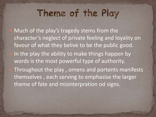 BOOK REVIEW : :The Tragedy Of Julius Caesar" | PPT