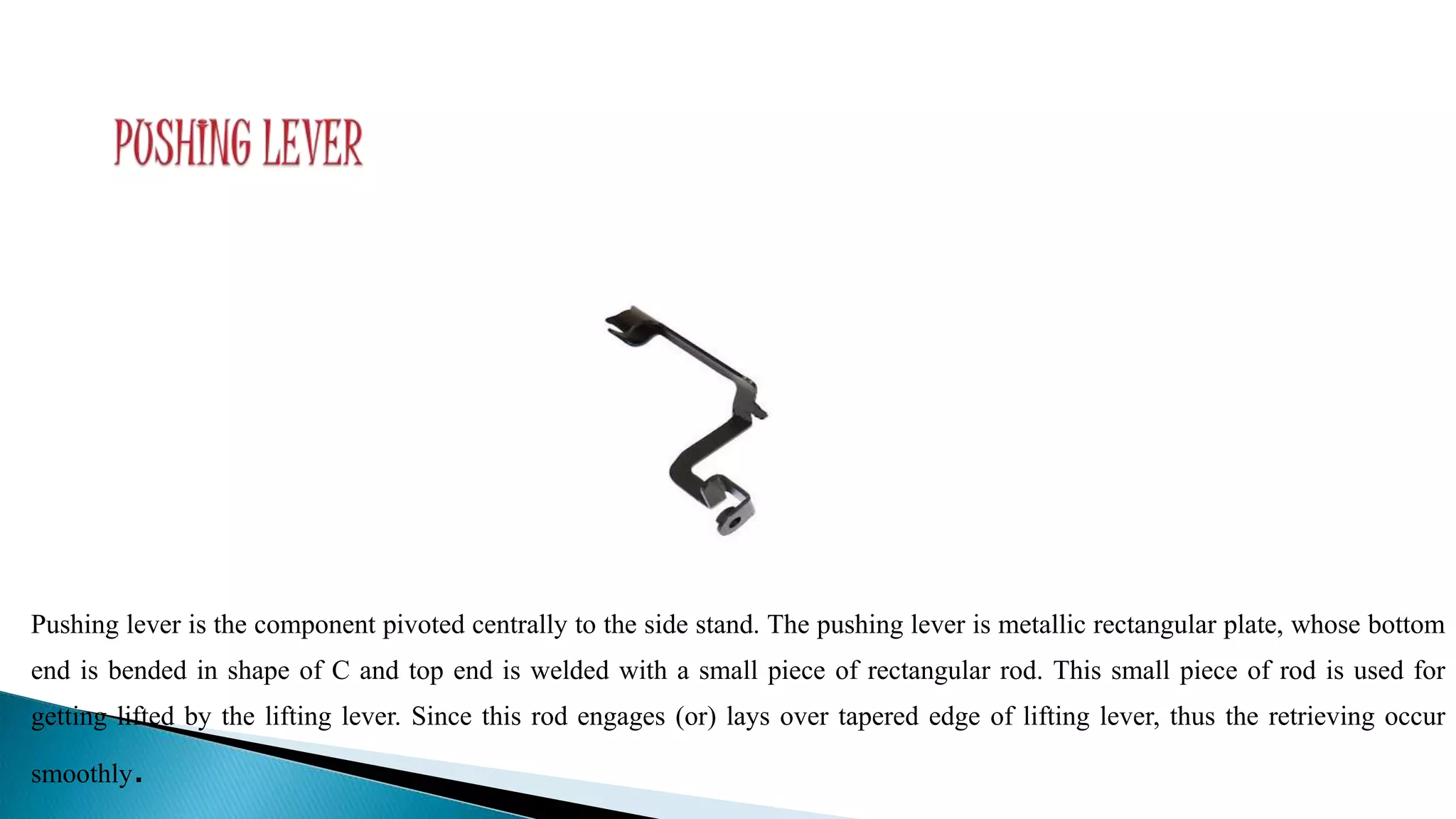 AUTOMATIC SIDE STAND SYSTEM | PPTX