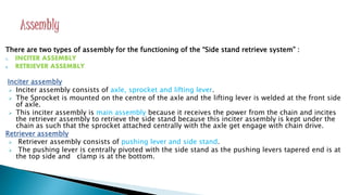 AUTOMATIC SIDE STAND SYSTEM | PPTX