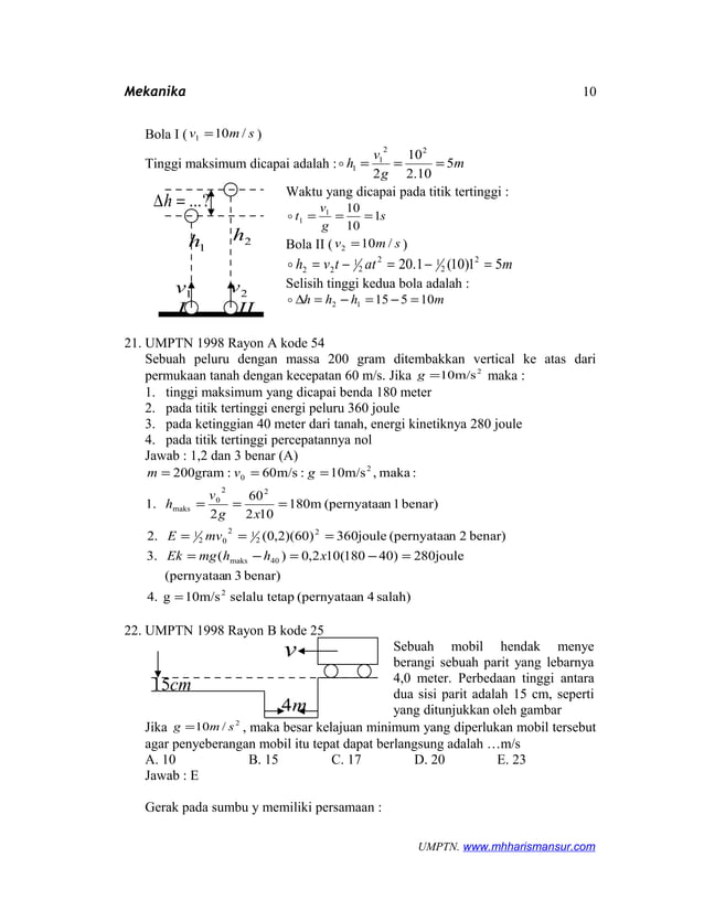 kinematika gerak | PDF