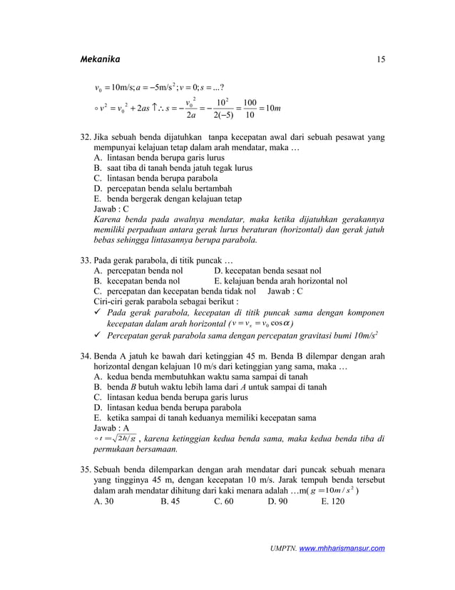 kinematika gerak | PDF