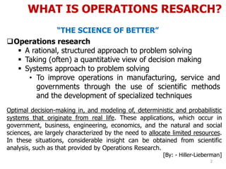1. intro. to or & lp | PDF