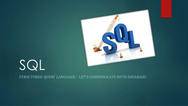 1. SQL Basics - Introduction