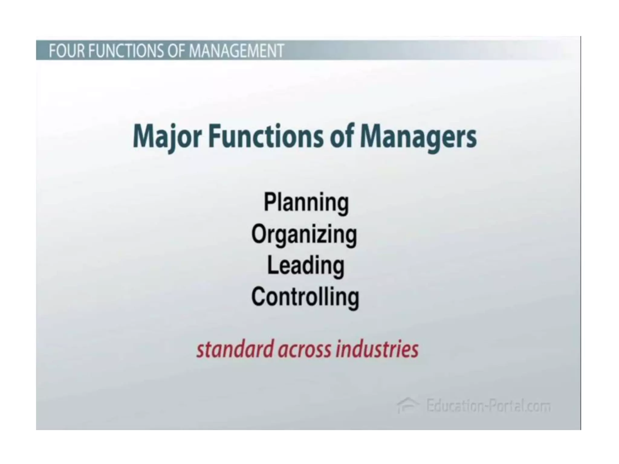 1. Main Function Of Management | PPTX