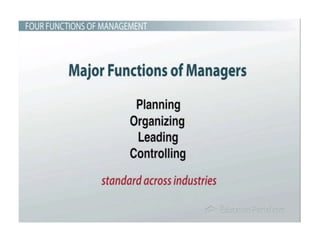 1. Main Function Of Management | PPT