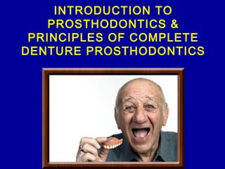 introduction to prosthodontics | PPT
