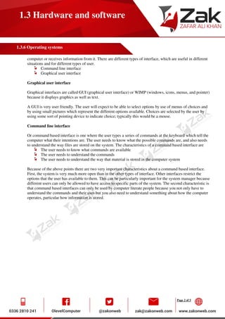 operating systems By ZAK | PDF