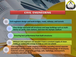 Different Types of Engineering | PPTX | Civil Engineering Industry ...