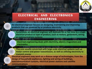 Main Branches Of Engineering