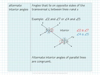 1.3.2A Parallel Lines | PDF