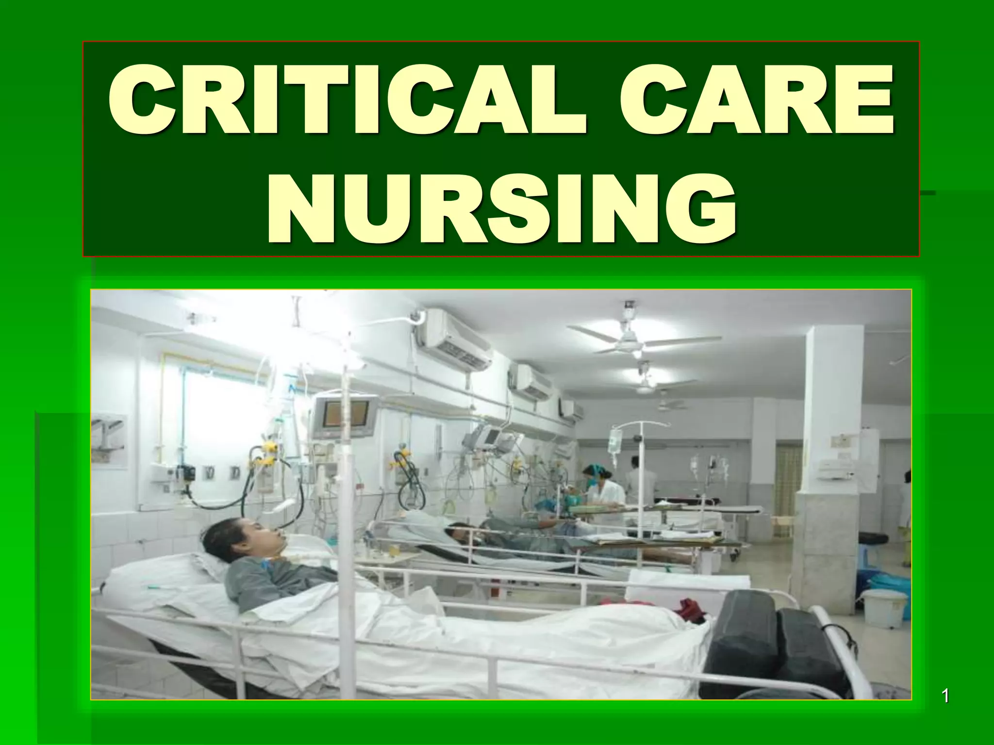 1. critical care | PPSX