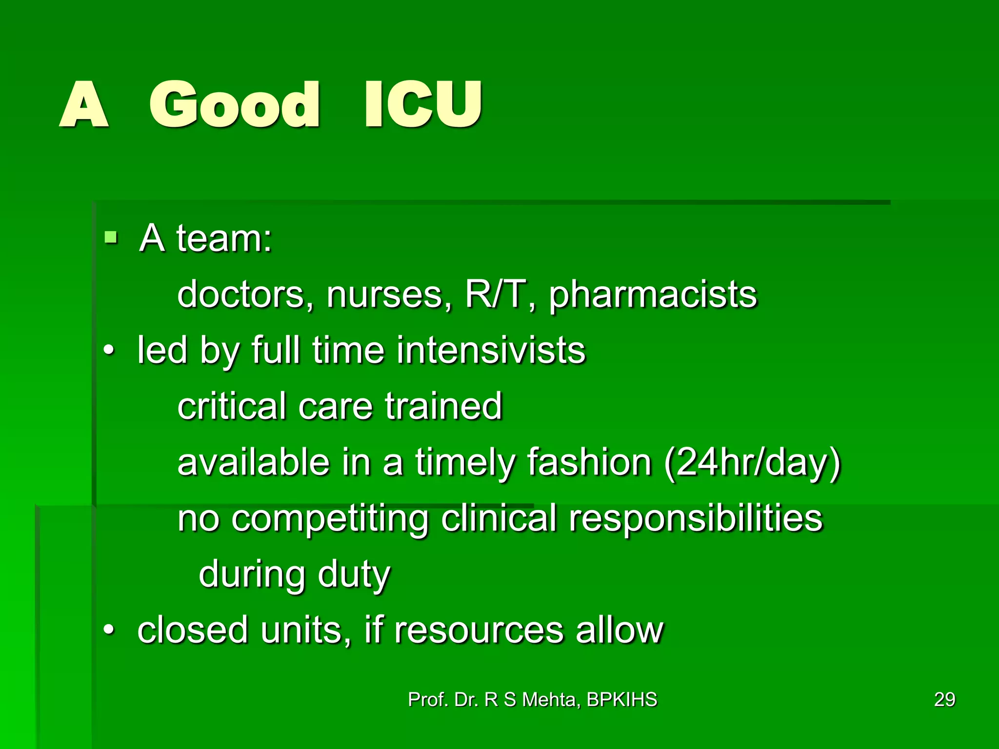 1. critical care | PPSX