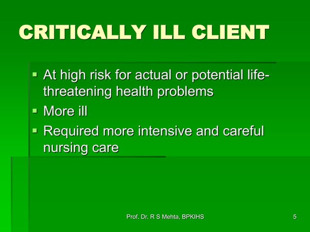 1. critical care | PPSX | First Aid | Injuries