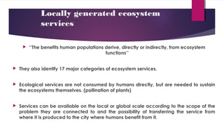 Ecological function in urban enivronment | PPT