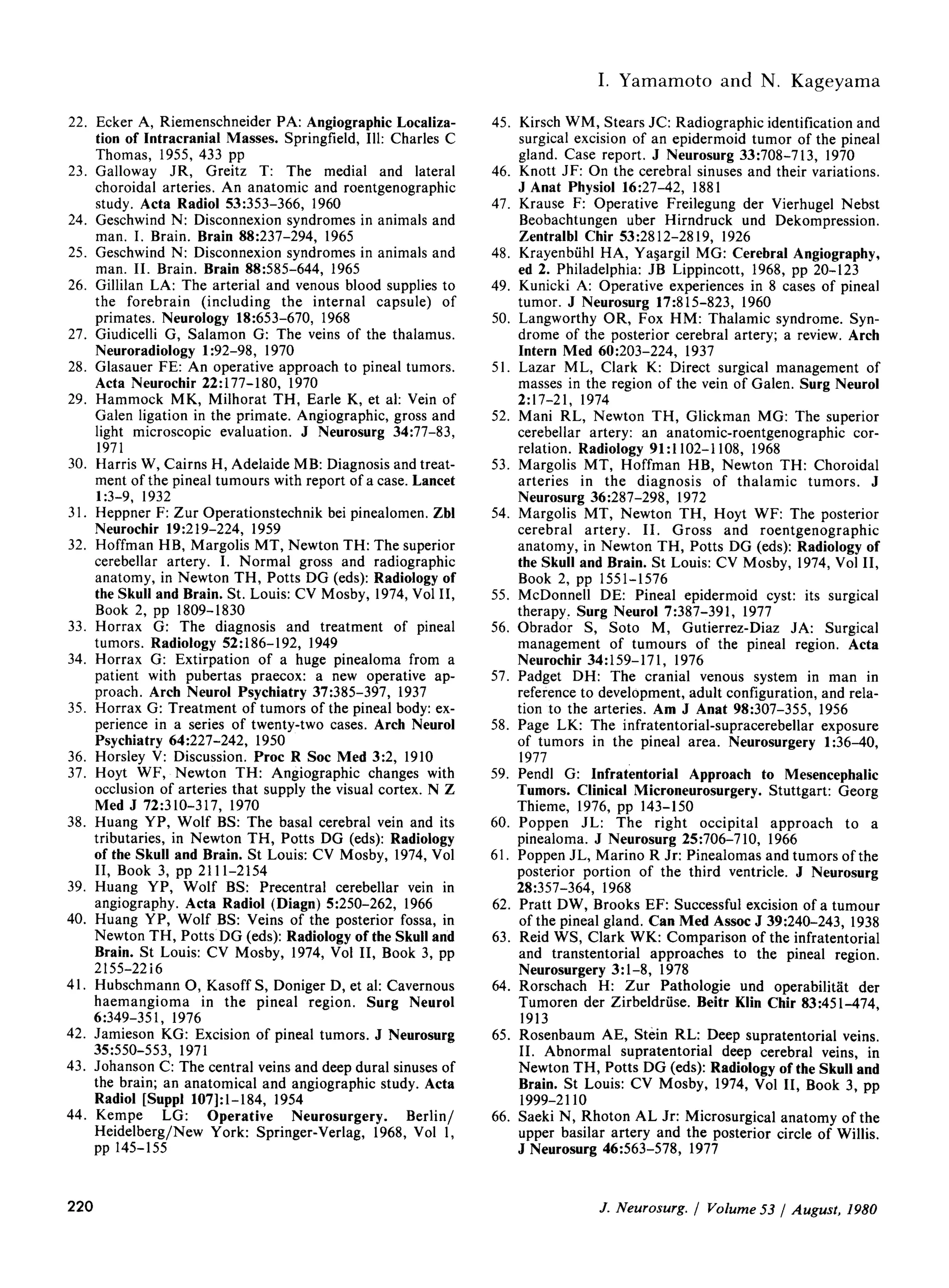 Microsurgical anatomy of the pineal region | PDF