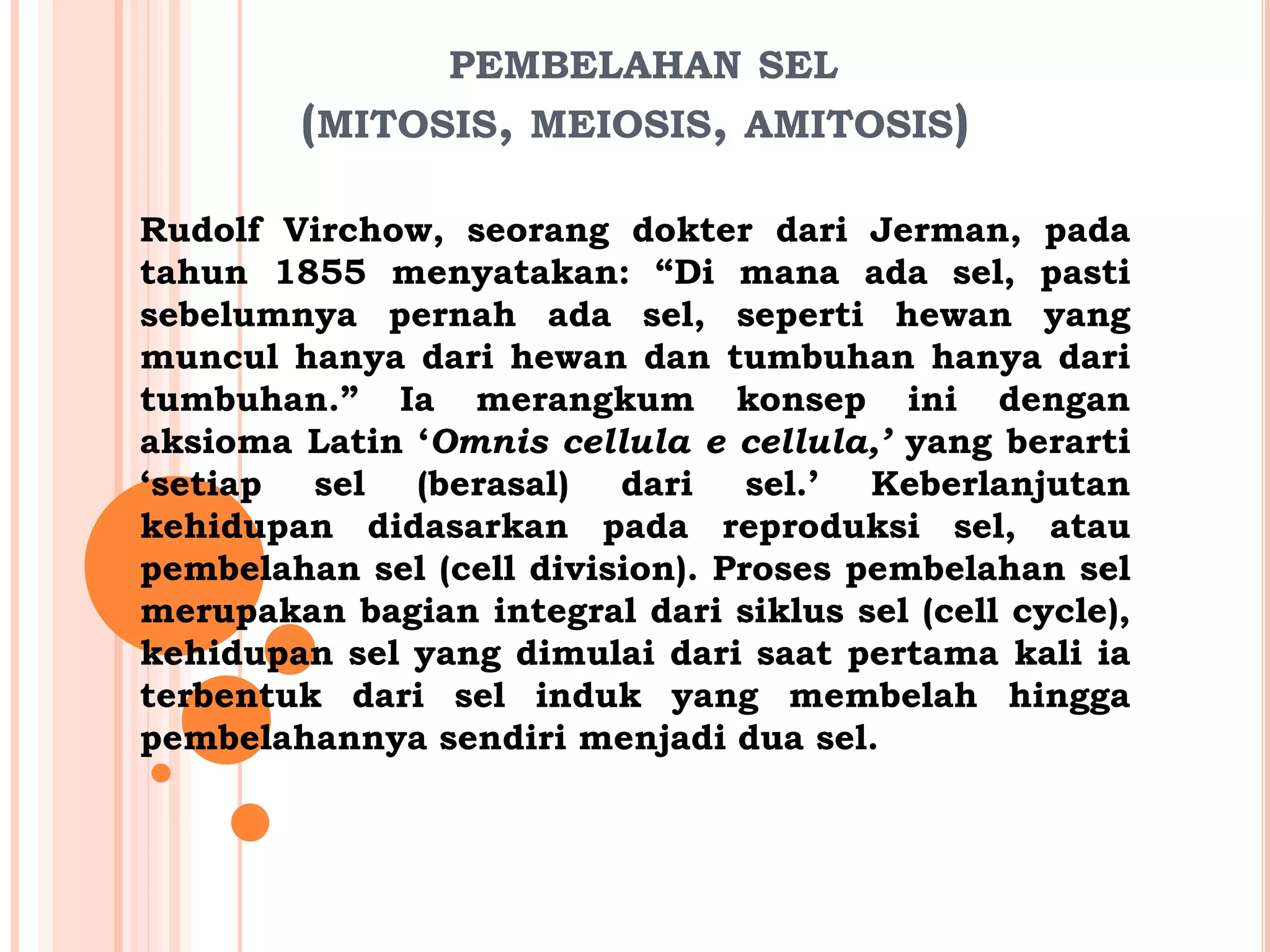 1. macam macam mitosis, meiosis, amitosis | PPTX