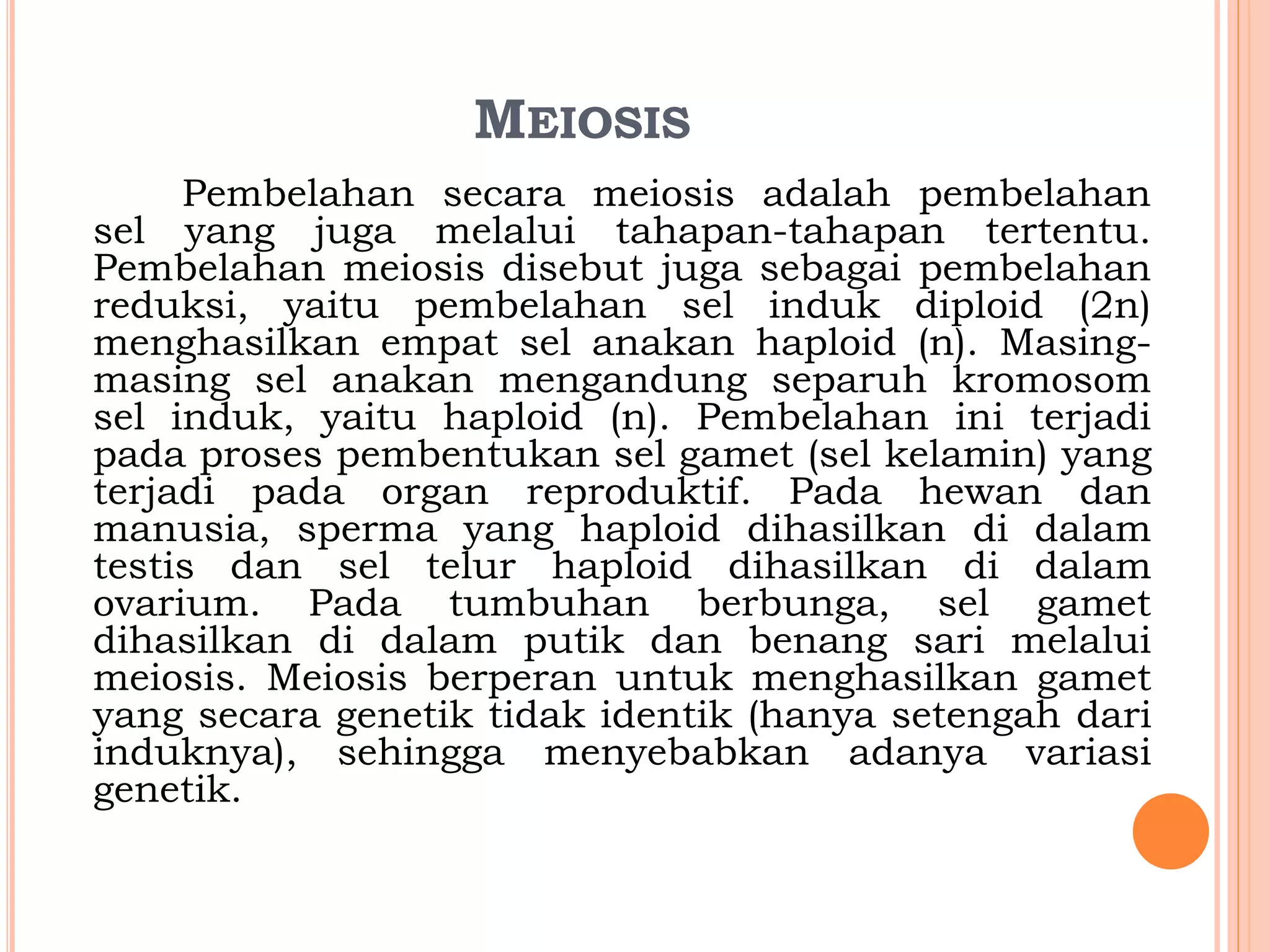 1. macam macam mitosis, meiosis, amitosis | PPTX
