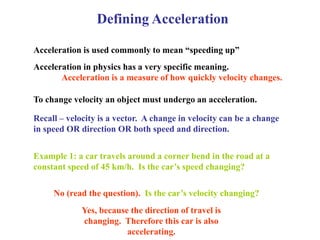Car Accelerating Physics