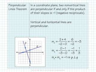 1.3.2C Equations of Lines | PPT