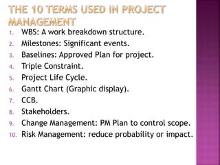 project manangement | PPTX