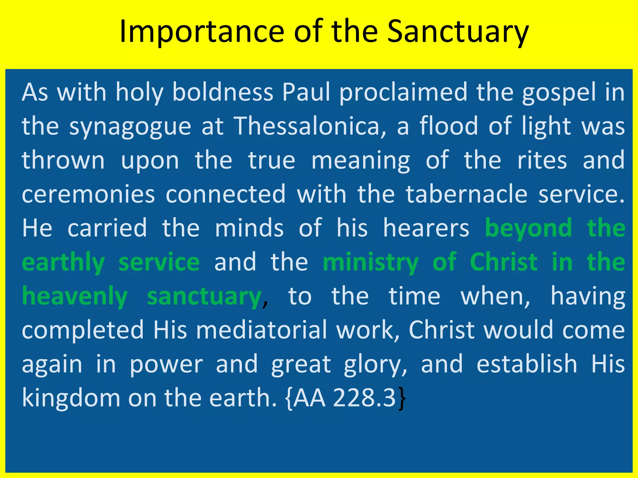 Sanctuary Presentation 1. The Sanctuary Articles | PPT