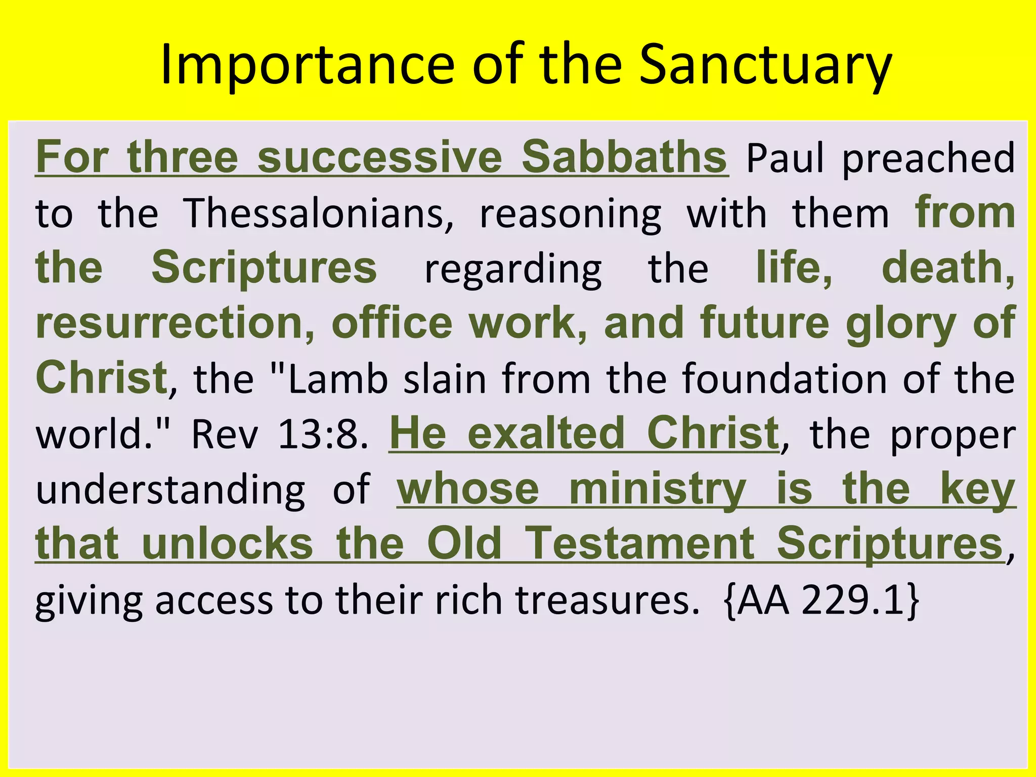 Sanctuary Presentation 1. The Sanctuary Articles | PPT