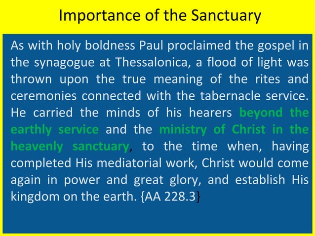 Sanctuary Presentation 1. The Sanctuary Articles | PPT | Christianity ...