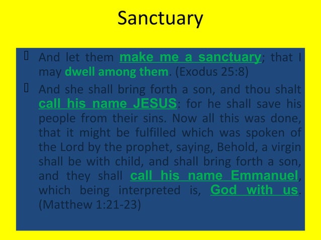 Sanctuary Presentation 1. The Sanctuary Articles | PPT | Christianity ...