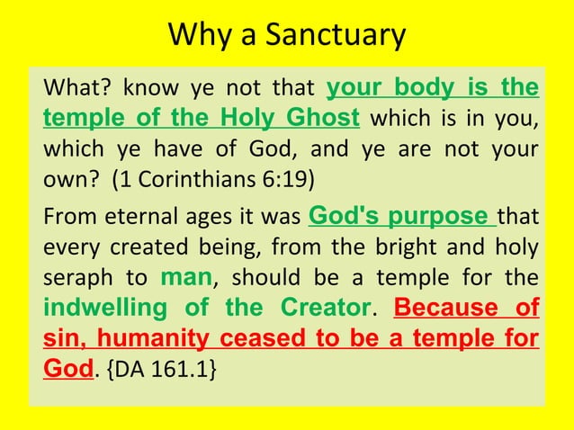 Sanctuary Presentation 1. The Sanctuary Articles | PPT | Christianity ...