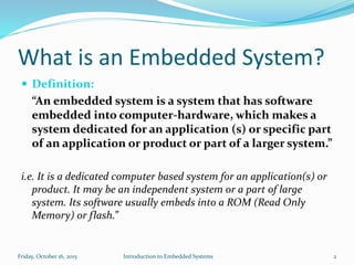 A topic on embedded system | PPT