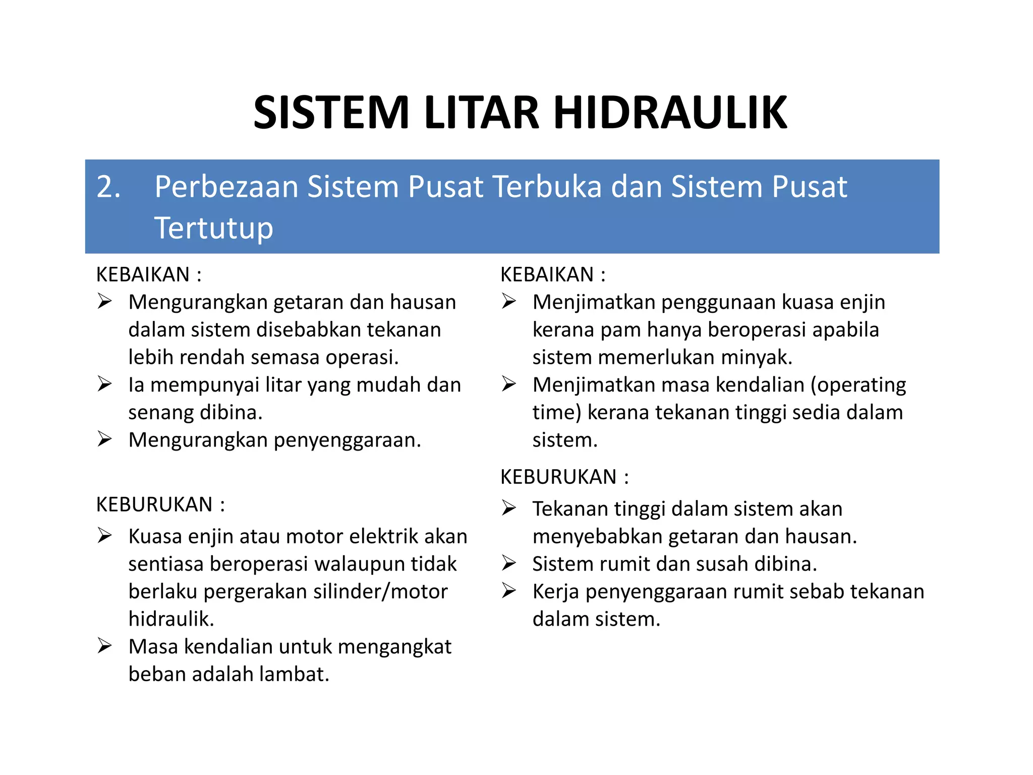 1.sistem litar hidraulik | PPTX