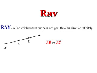 Points, Lines and Planes | PPT