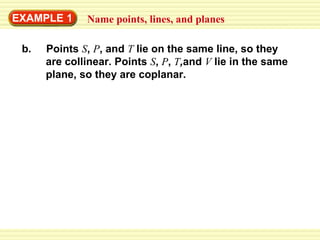 Points, Lines and Planes | PPT